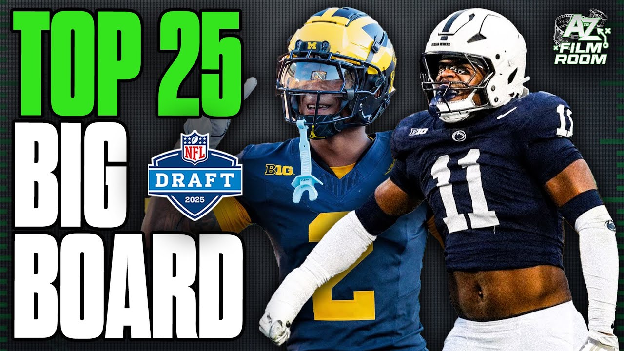 Revealing THE BEST 2025 Prospects - 2025 NFL Draft Big Board - YouTube