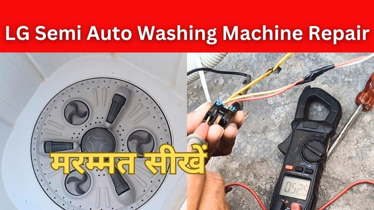 Semi Automatic Washing Machine Spin Not working | Complete Repairing ...