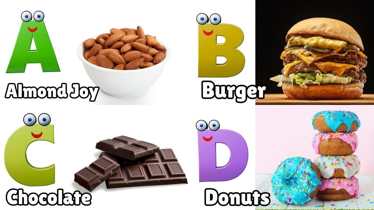Food phonics song for kids |Alphabets phonics for kids |Phonics Song ...