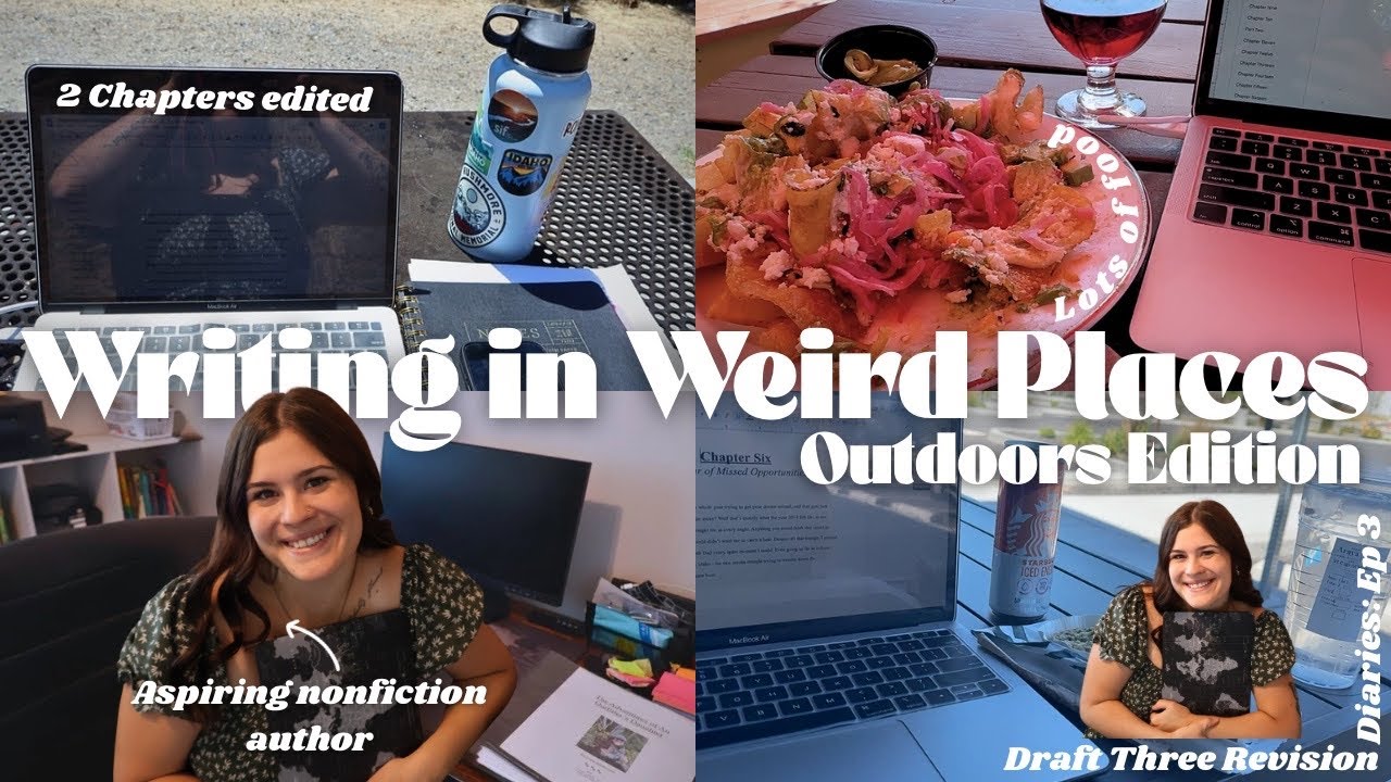 CAN I WRITE OUTSIDE FOR EIGHT HOURS STRAIGHT?!👩🏻‍💻| a🌻Summer writing ...