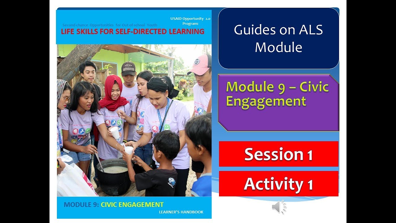 Video 148 - ALS Module 9: Civic Engagement - Activity 1 | Answer keys ...