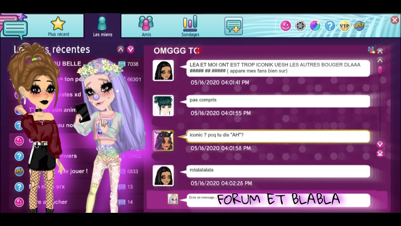 MSP || ONT LIT DES FORUMS ( ont essaye ) - YouTube