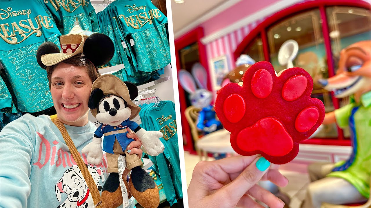 Exploring & Shopping Onboard the New Disney Treasure! - YouTube