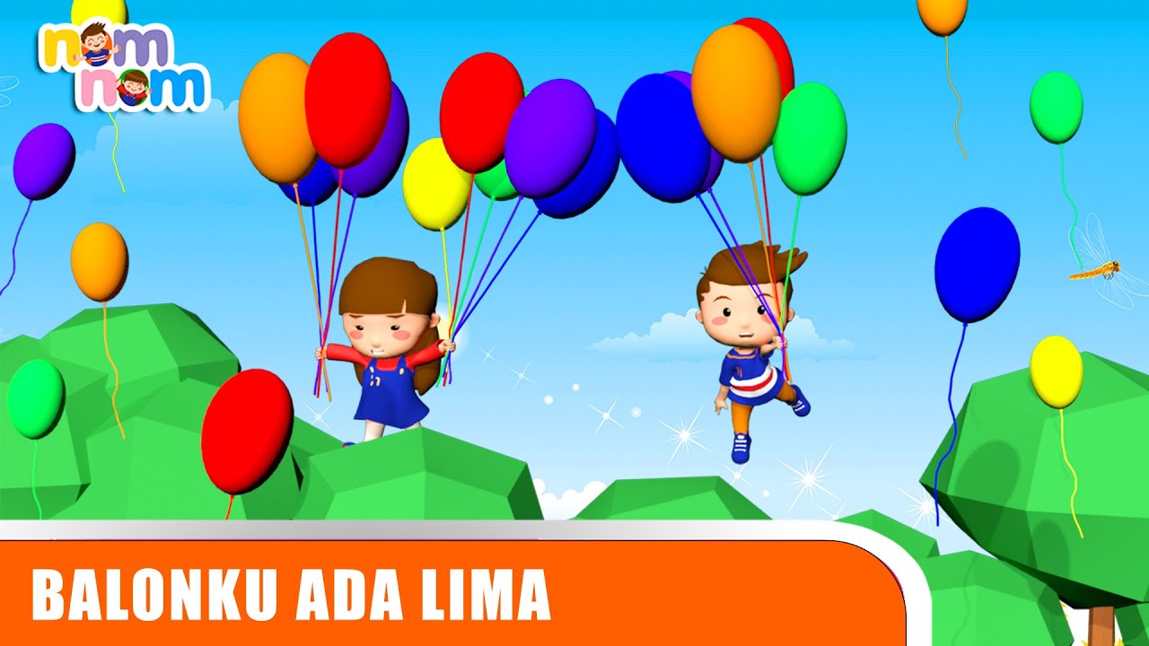 Balonku ada Lima. Lagu Anak Populer - Bahasa Indonesia - YouTube