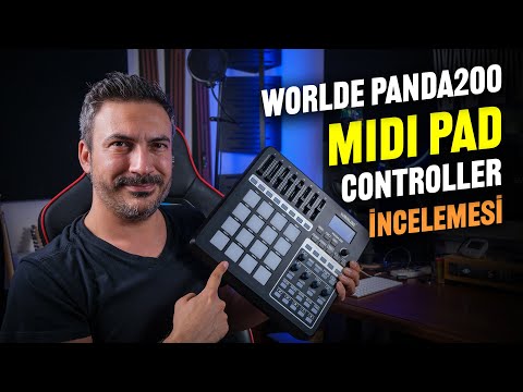 WORLDE PANDA 200 MIDI PAD CONTROLLER İNCELEMESİ - YouTube