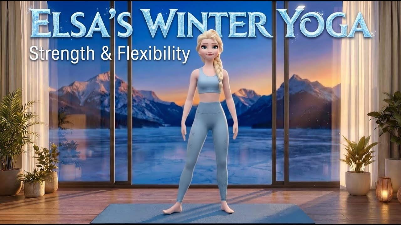 Yoga With Elsa-Yoga For Kids #YogaWithElsa#ElsaGlowFlow# ...