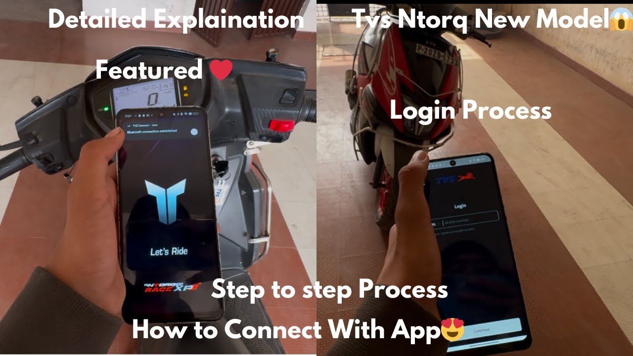 How to Connect With Tvs App| Full Explanations|Ntorq All Models😁|Meet ...