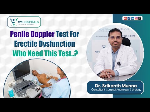 Penile Doppler Test For Erectile Dysfunction| Who Need This Test ?|#v9hospitals #erectiledysfunction