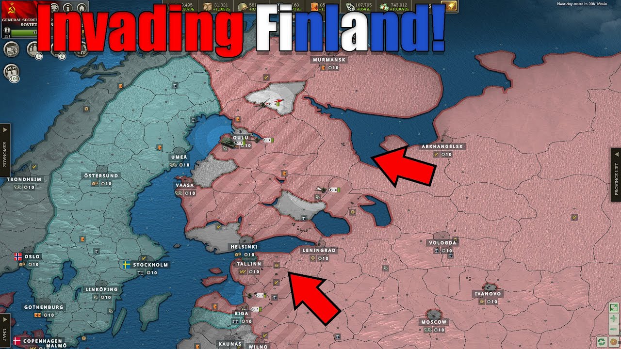 The Invasion of Finland! Call of War Soviet Union Let's Play Part 8 ...
