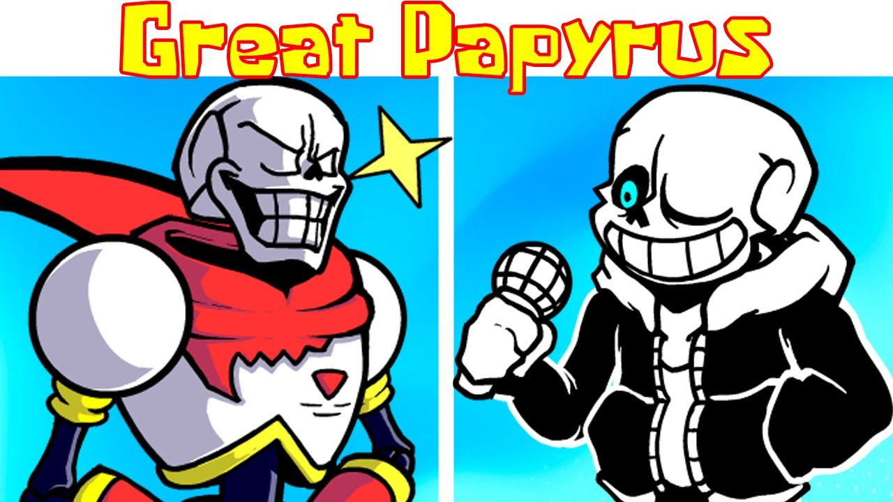 Friday Night Funkin' Vs THE GREAT PAPYRUS [FULL-WEEK] (FNF Mod/Hard ...