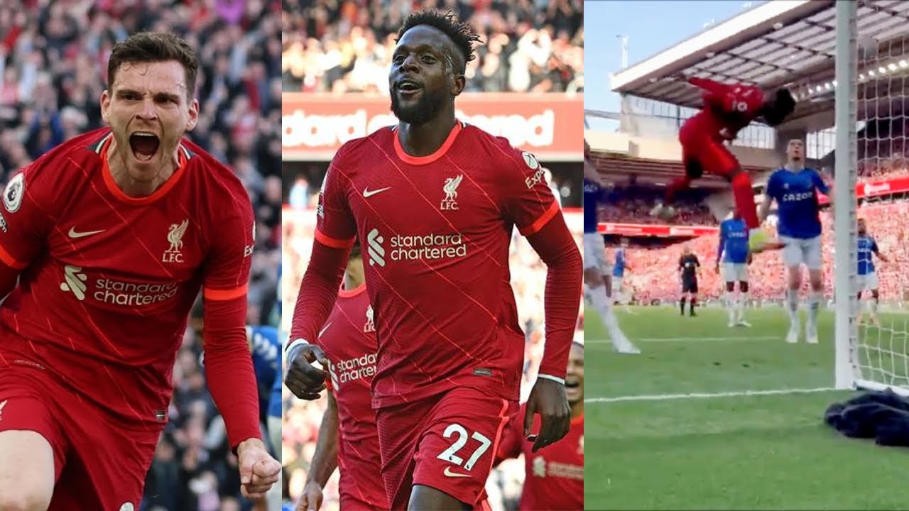 Robertson & Origi Goals vs Everton | Fan Reaction | Liverpool 2-0 ...