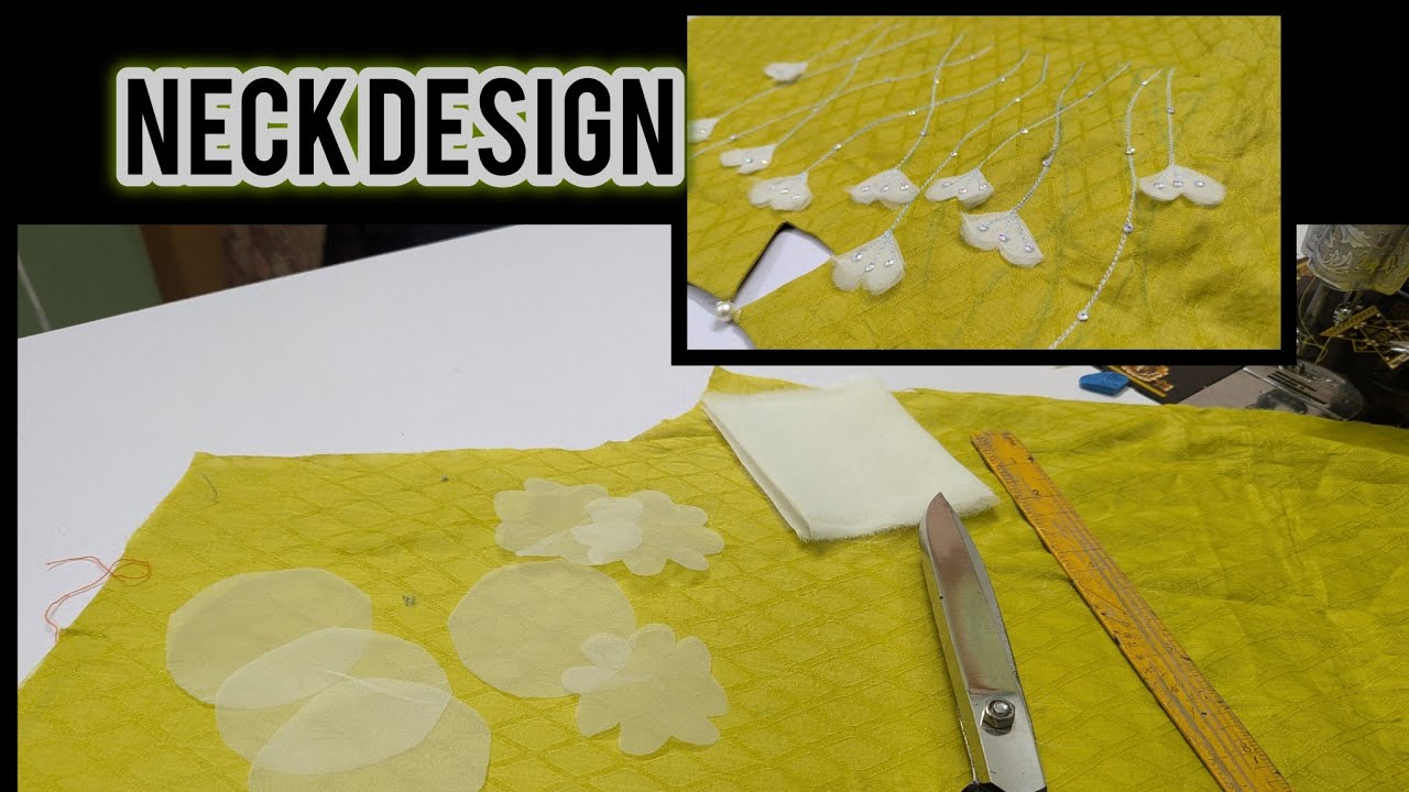 Beautiful Plain kurti Design | Leatest Machine embroidery| organza ...