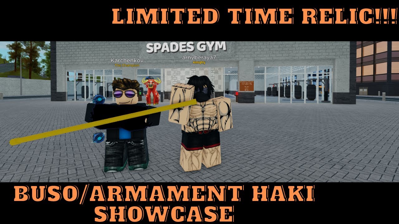 Project Baki 2 BUSO/ARMAMENT HAKI SHOWCASE!! LIMITED RELIC!! - YouTube