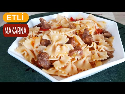 Etli Makarna Tarifi✅ MAKARNA HAŞLAMAYA SON‼️ENFES SOSUNDA PİŞEN DEMLEME USULÜ🔥BOL SOSLU ETLİ MAKARNA