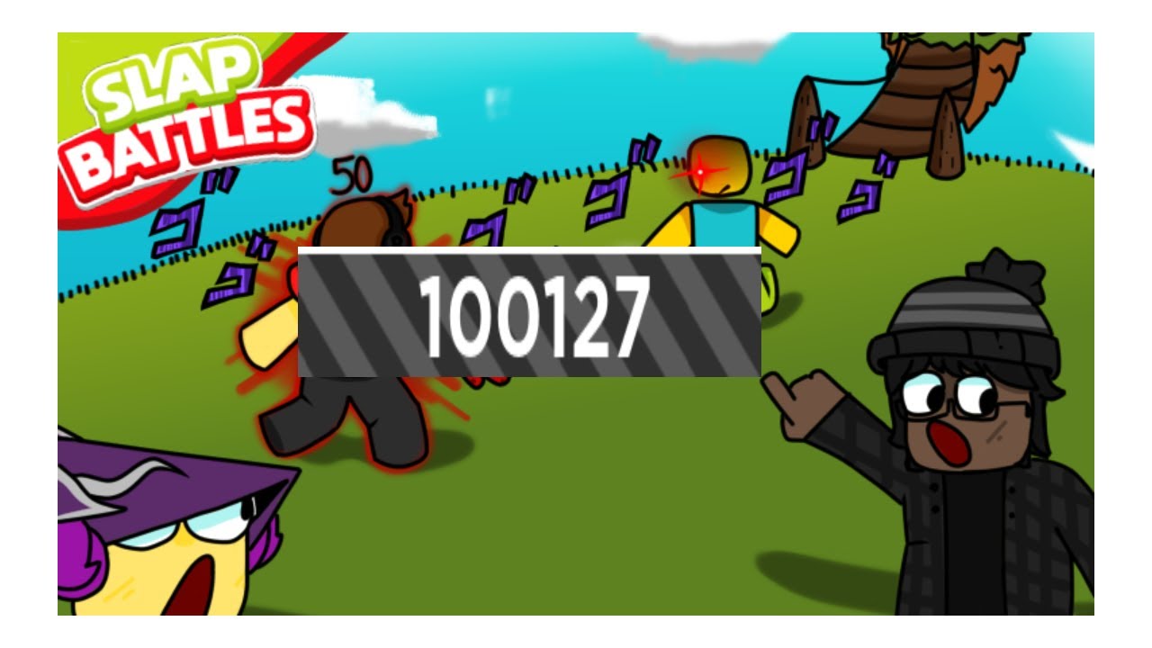 getting 100k slaps in roblox slap battles - YouTube