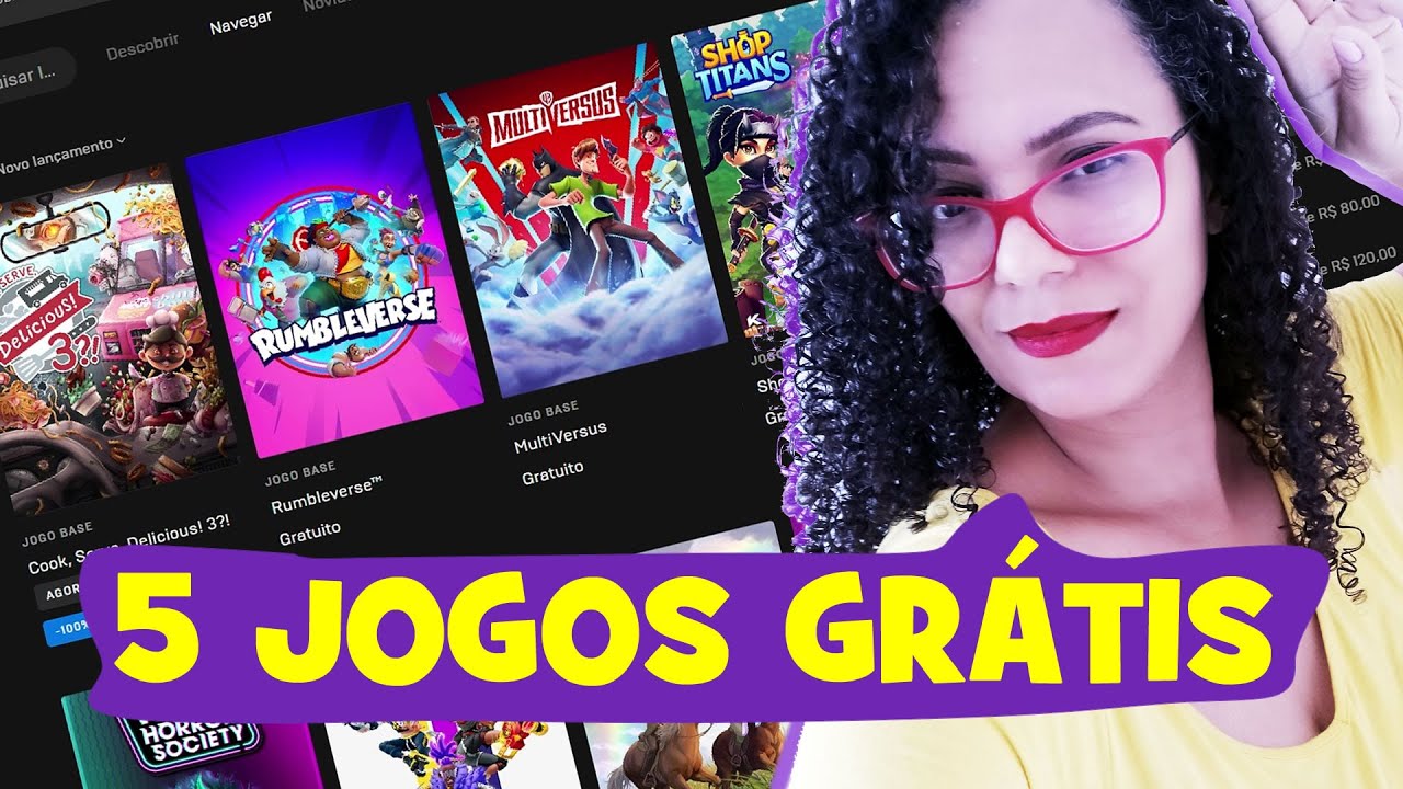 🔥 5 JOGOS GRATUITOS PRA VOCÊ JOGAR NO FINAL DE SEMANA! 👇 - YouTube