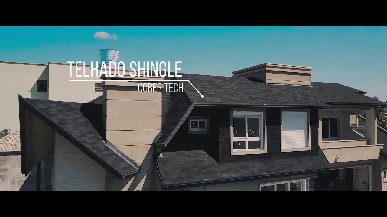 cober tech Telhas Shingles - YouTube