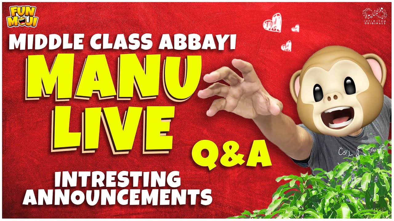 మను తో ముచ్చట్లు || Middle Class Abbayi Live || MCA || Funmoji ...