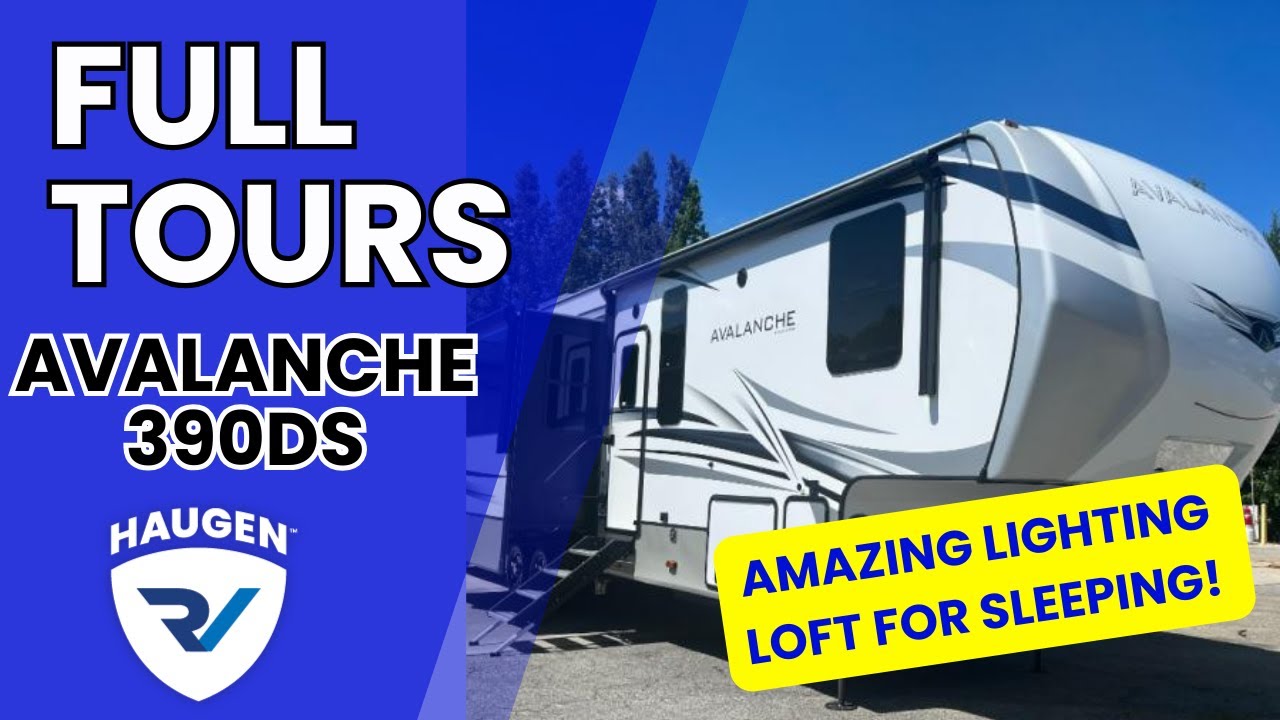 Conquer the Great Outdoors with the Avalanche 390DS | Haugen RV - YouTube