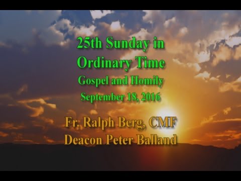 Sunday in Ordinary Time Fr. Ralph Berg, CMF - YouTube