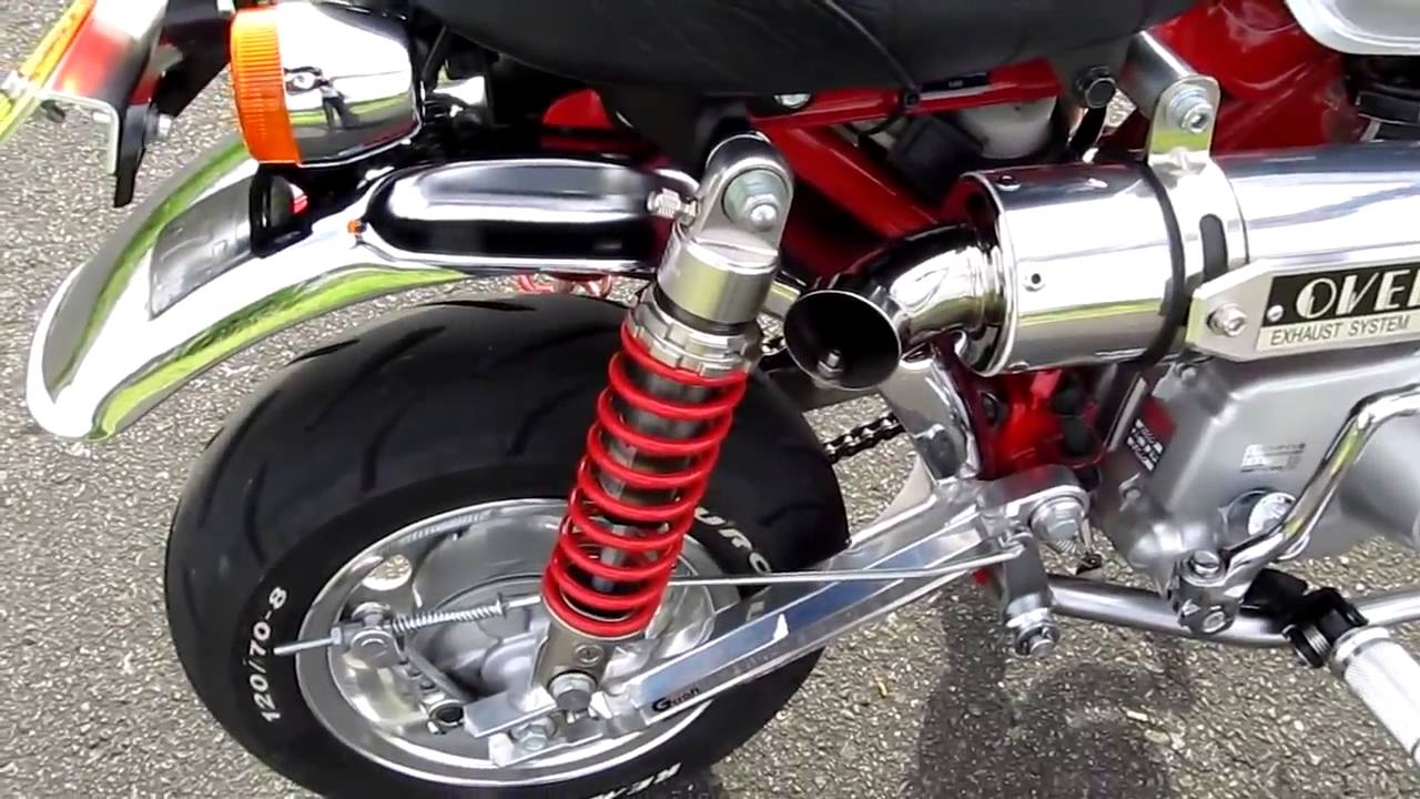 Monkey Over racing exhaust - YouTube