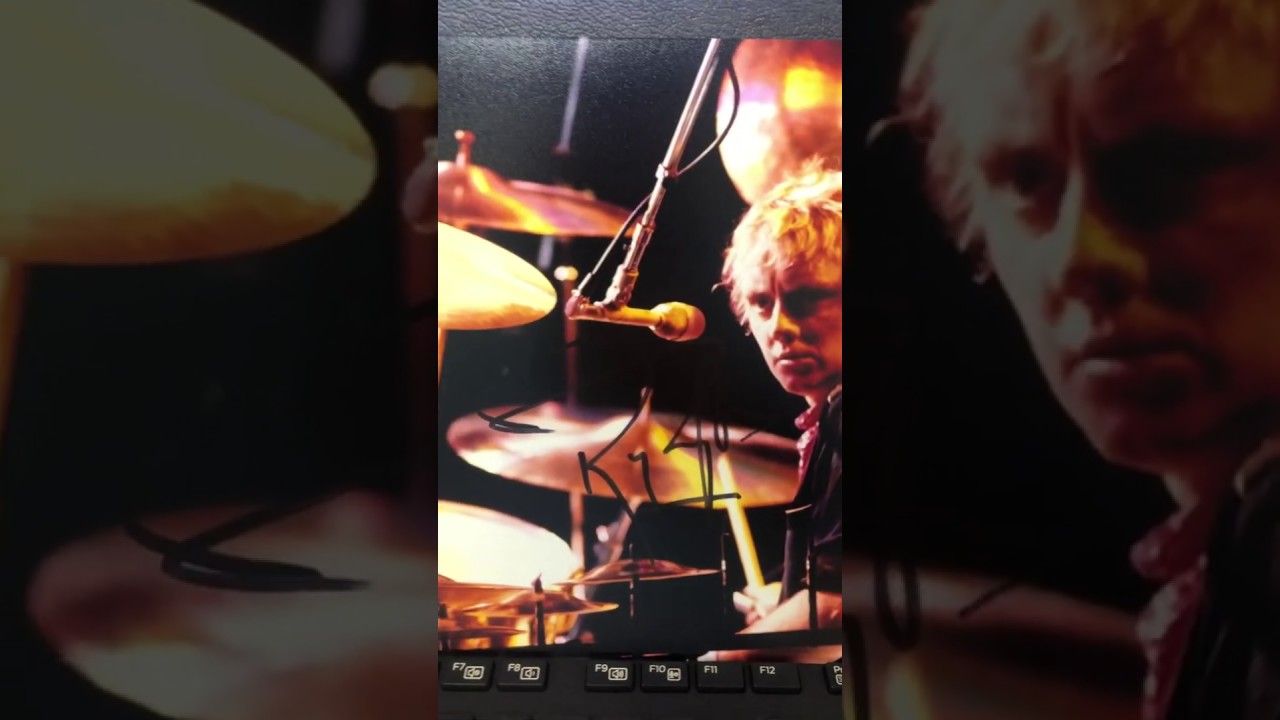 Roger Taylor Autograph 12x8 photograph Queen Drummer freddie mercury in ...