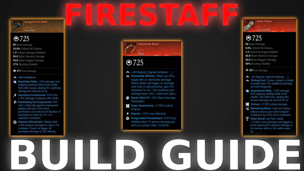 THE MOST CONSISTENT DPS IN THE GAME | Firestaff Build Guide - YouTube