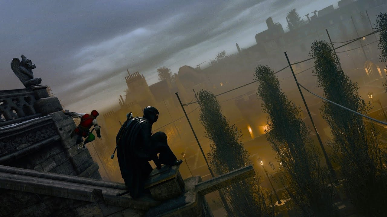 Batman and Robin in AC Unity - Cinematic Non-Lethal Co-op - YouTube
