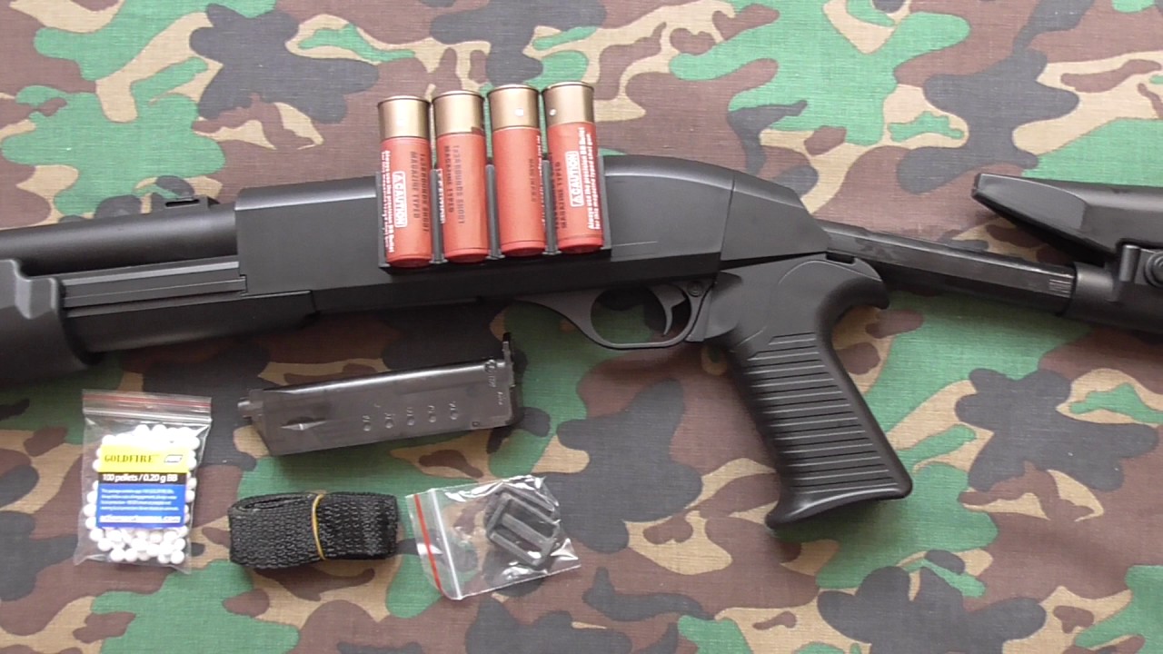 ASG Franchi SAS 12 tactical shotgun & chrono. - YouTube