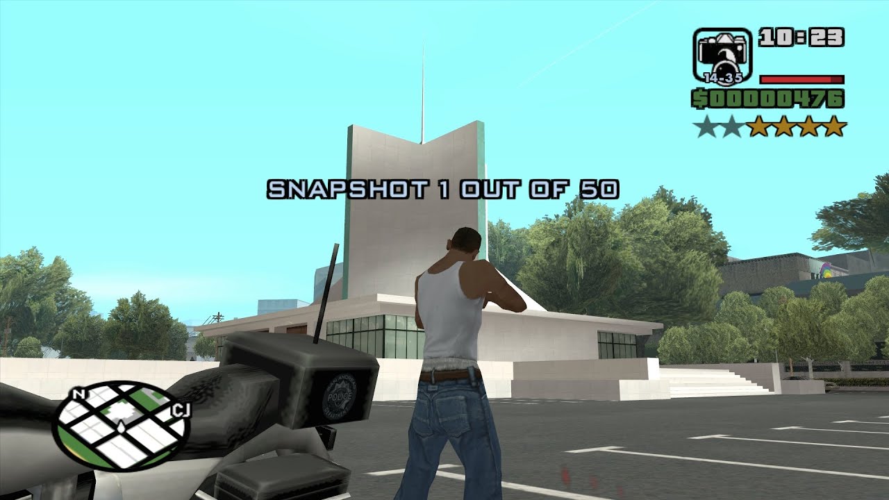 How to take Snapshot #45 at the beginning of the game - GTA San Andreas ...
