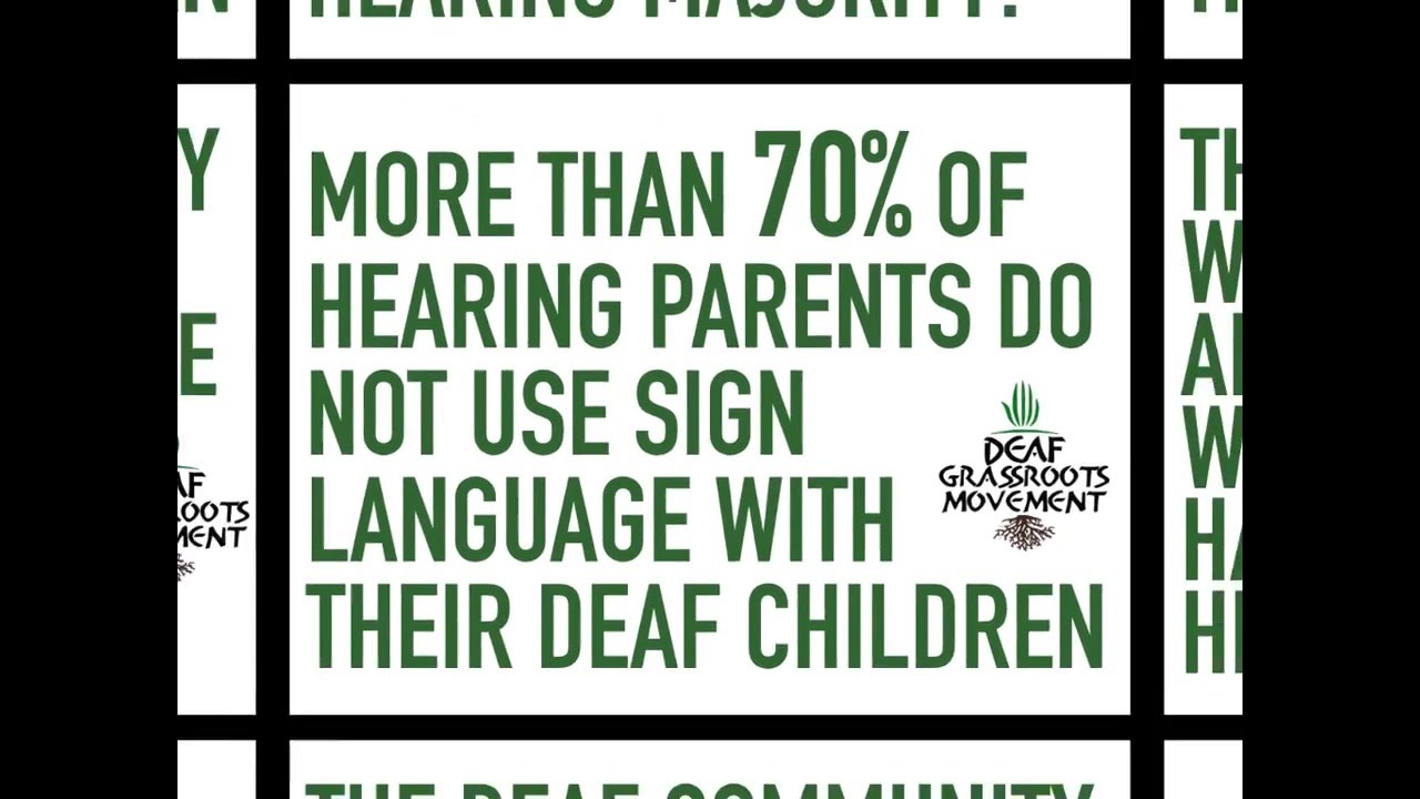 National Deaf Rally Slogans - YouTube