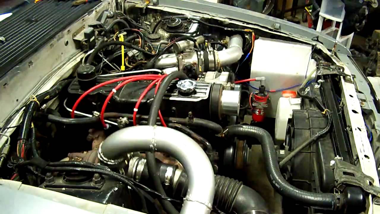 corey's 2.3 turbo mustang with 2 step - YouTube