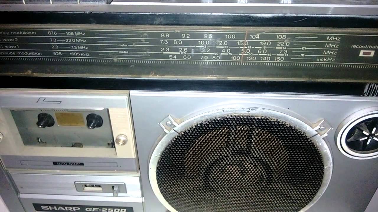 Rádio Gravador SHARP GF-2500 - YouTube