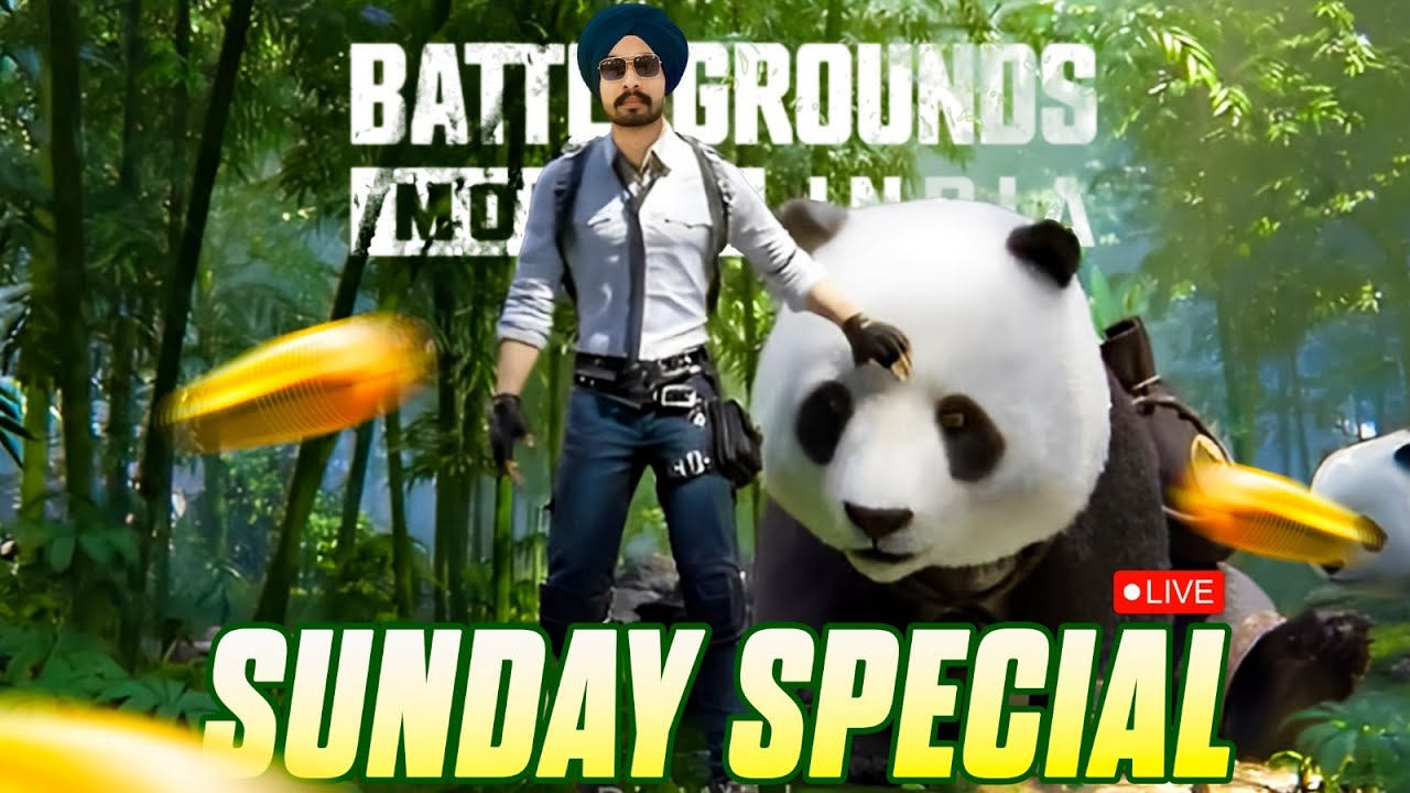 SUNDAY SPECIAL BOOM BHAM LIVE | 3.6 UPDATE | BGMI LIVE - YouTube
