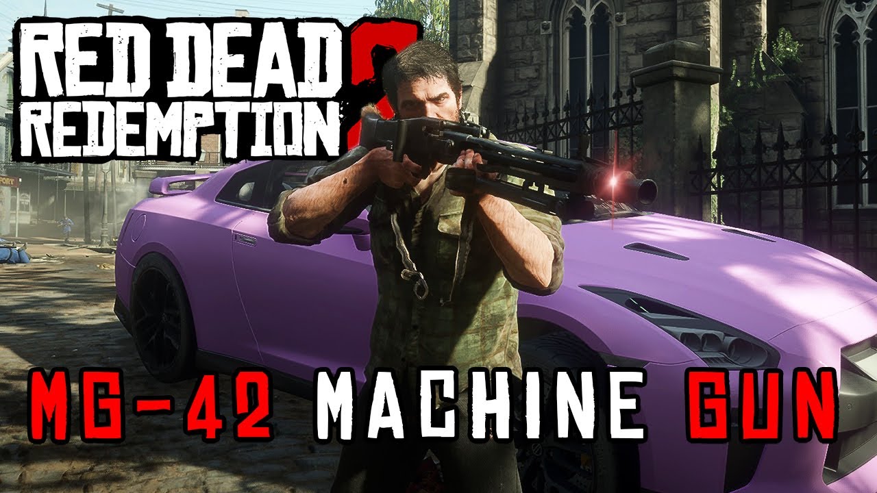 สอนวิธีลง Mod ปืน 100 นัด ยิงรัวสะใจ!! | Red Dead 2 PC (MG-42 Machine ...