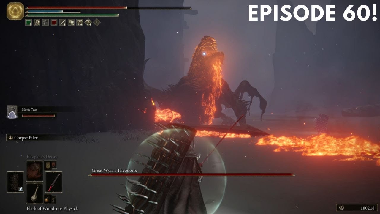 Great Wyrm Theodorix & The Cave of the Forlorn! Elden Ring PC ...