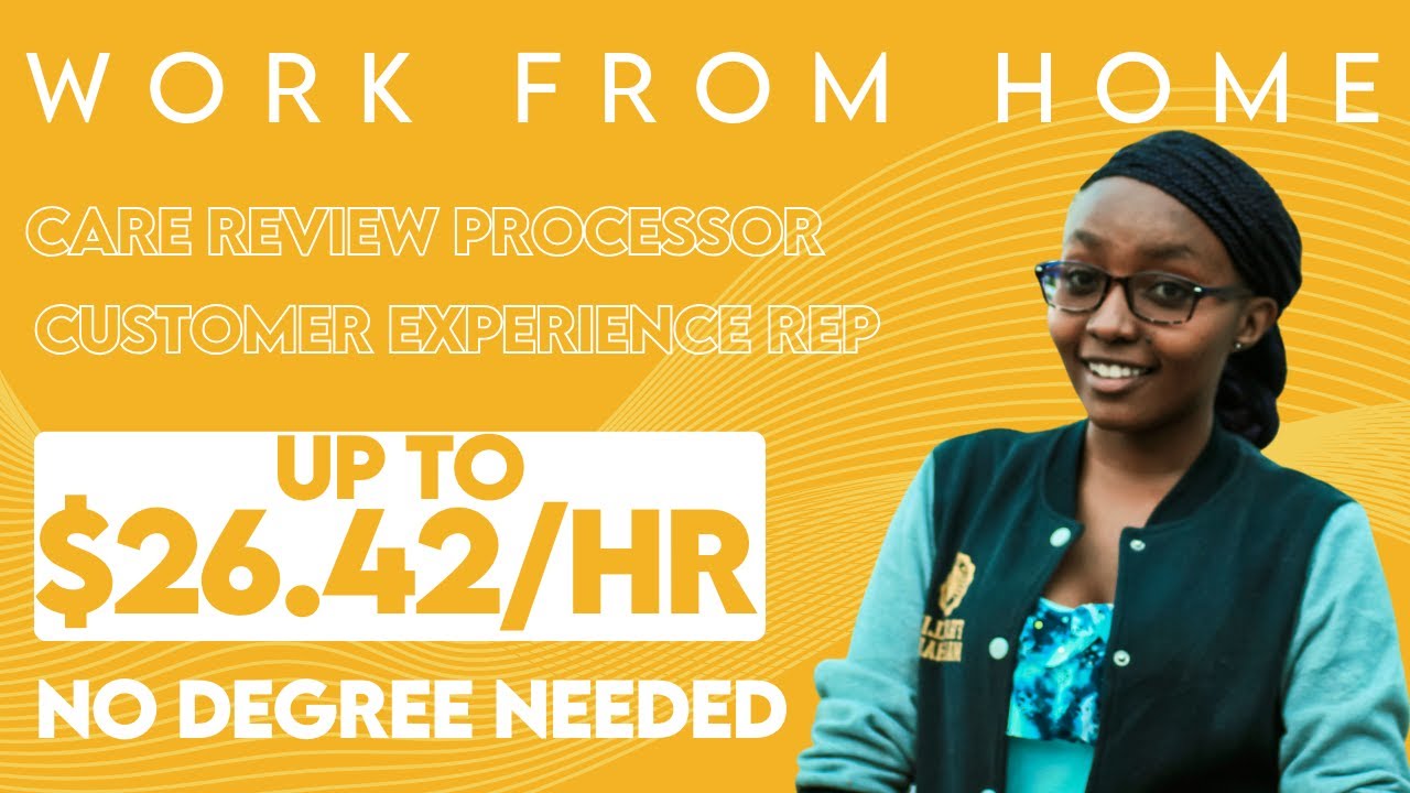 Work From Home Jobs | Up To $26.42/Hour | Company Benefits | No Degree ...