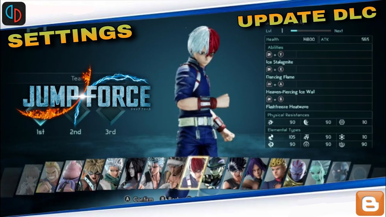 Jump Force - All Characters + Settings Update DLC | Nintendo Switch ...