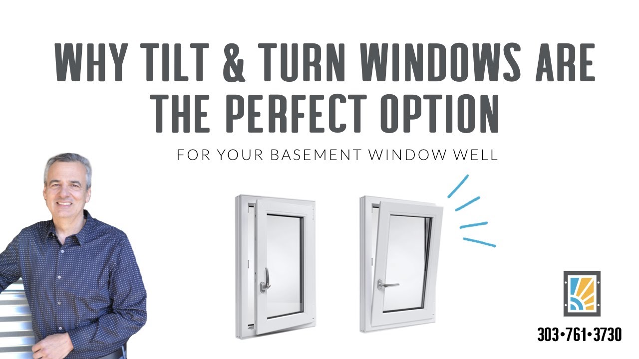 Tilt and Turn windows are the BEST option for basement egress windows ...