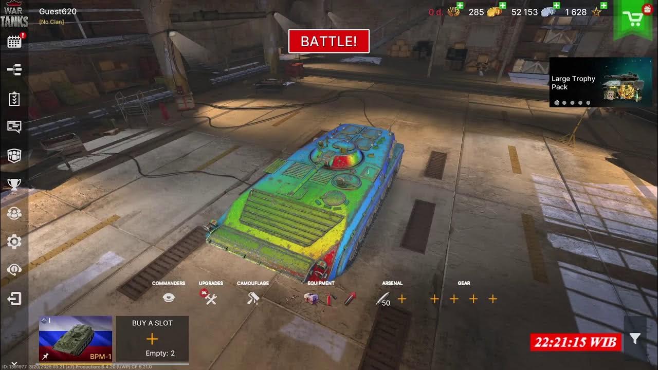 ((🔴))LIVE War Tanks: World PvP Tank Battles 21/03/2025 Juragan86 - YouTube