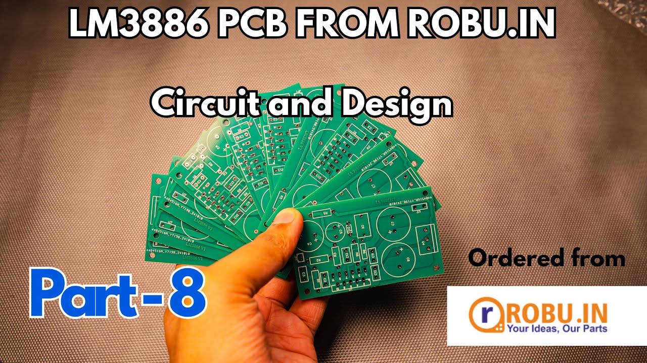 LM3886 PCB from ROBU.IN | Full Process of PCB Designing | DIY Amplifier ...