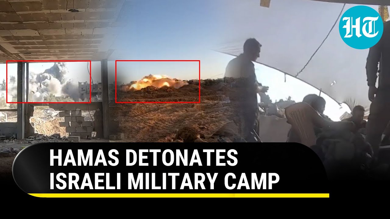 Hamas Fighters Plant Bombs, Blow Up Israeli Military Camp; 'Heavy ...