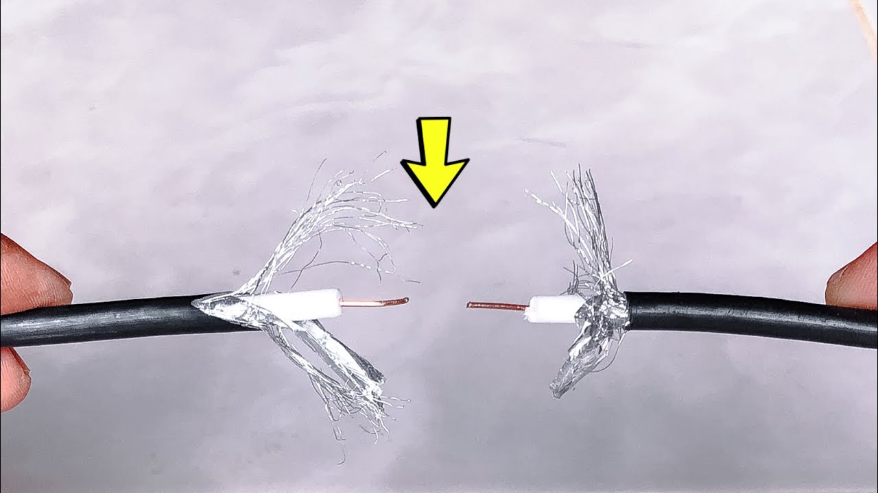 Serviceman's Secret Tricks! How to Connect the Tv Antenna Cable ...