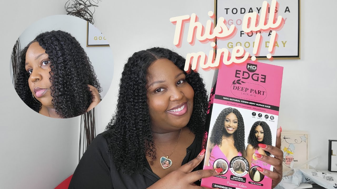 BEAUTIFUL 4c NATURAL LOOKING WIG| FEMI COLLECTION HD EDEGE DEEP PART ...