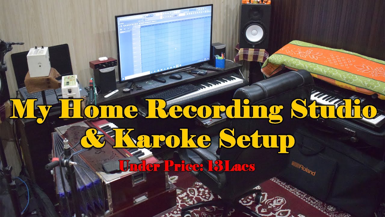 My Complete Home Studio Recording Setup & Karaoke Setup - YouTube