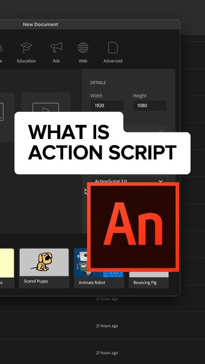 What is ACTION SCRIPT? 🧐 #actionscript #interactiveanimation #howtomakegame - YouTube