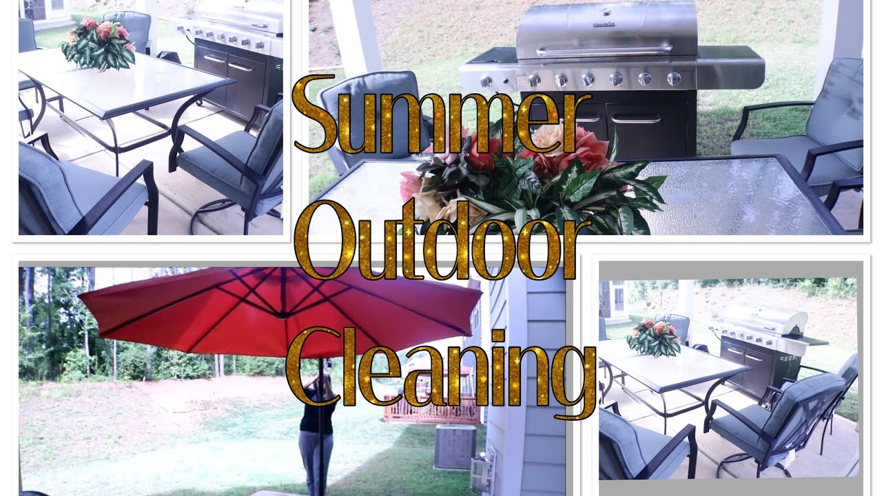Summer Out Door Cleaning And Decorating - YouTube