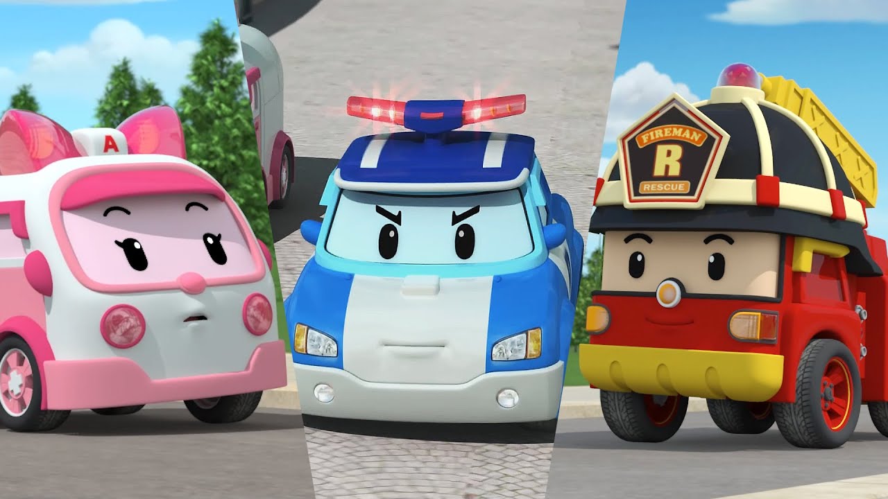 Learn about Safety Tips with AMBER, POLI and ROY | Robocar POLI Safety ...