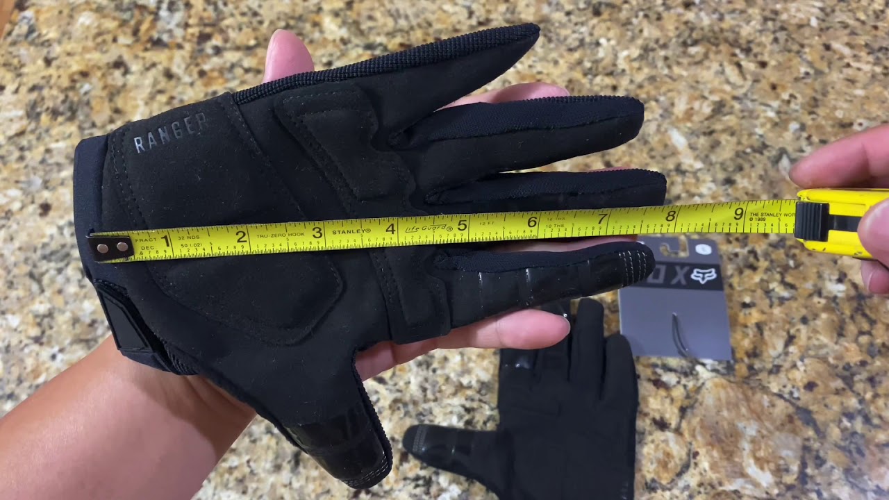 Fox Ranger Glove Gel Unboxing Sizing and Fit - YouTube