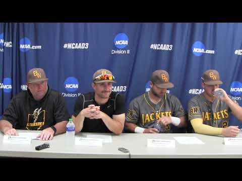 Baldwin Wallace postgame news conference, 2023 Division III baseball ...